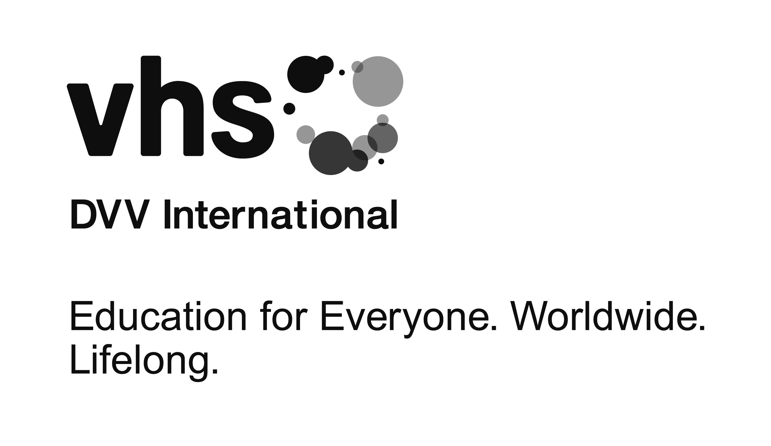 DVV International: Logo with Claim